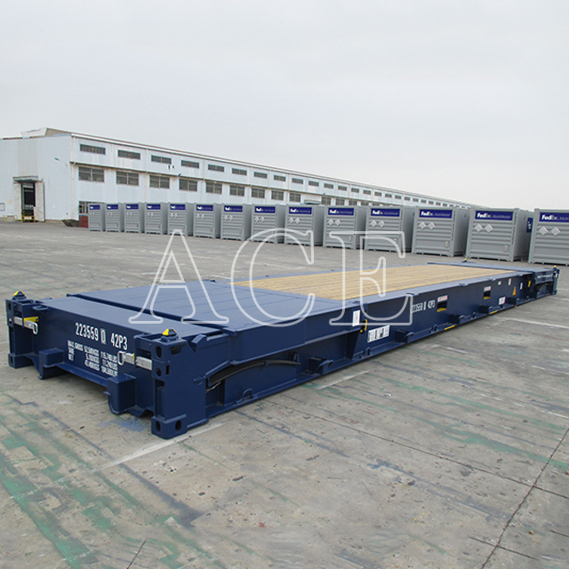 Collapsible 40ft Flat Rack Container Product on ACE Container & Parts ...
